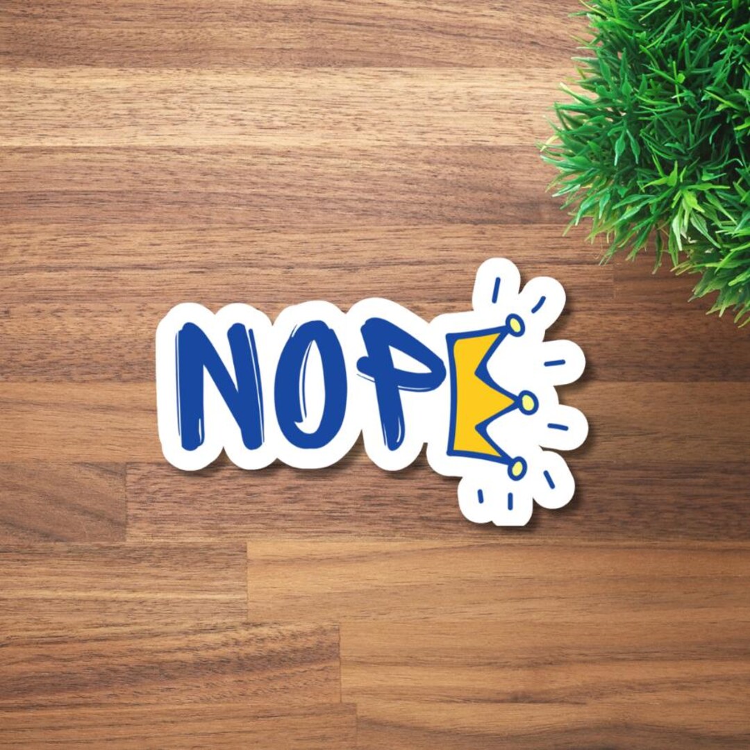 NOPE | No Kings in America Sticker | Pro Democracy Vinyl Decal | Anti ...