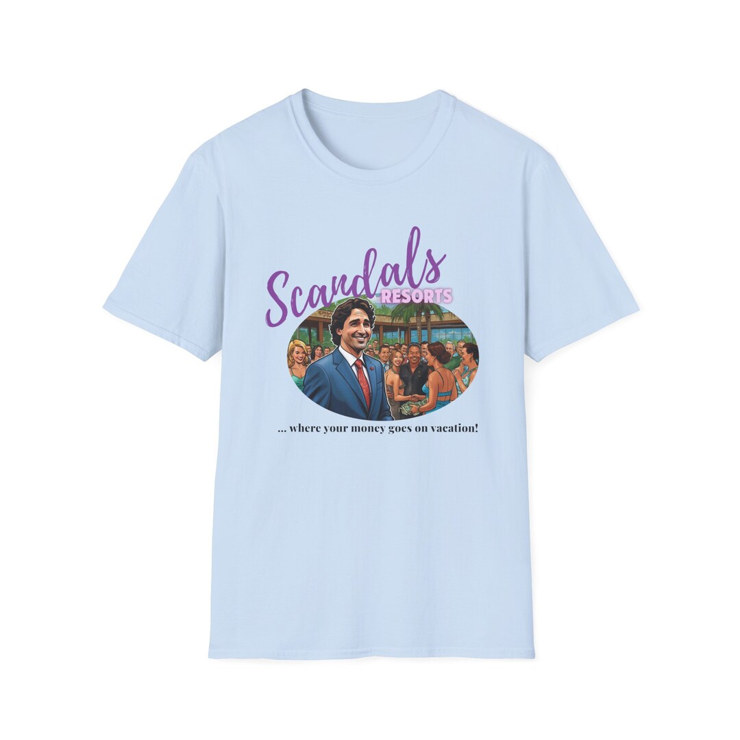 Justin Trudeau Scandals Resort T Shirt - Etsy