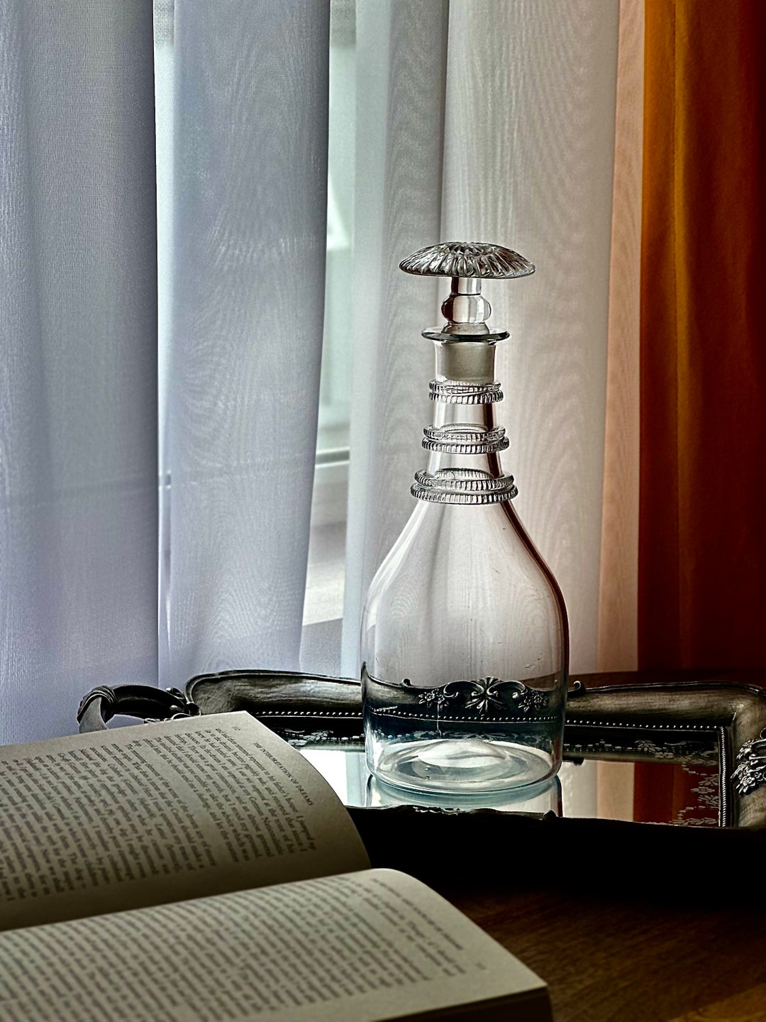 George III Irish Mallet Decanter Early 19th Century Gadrooned Neck ...