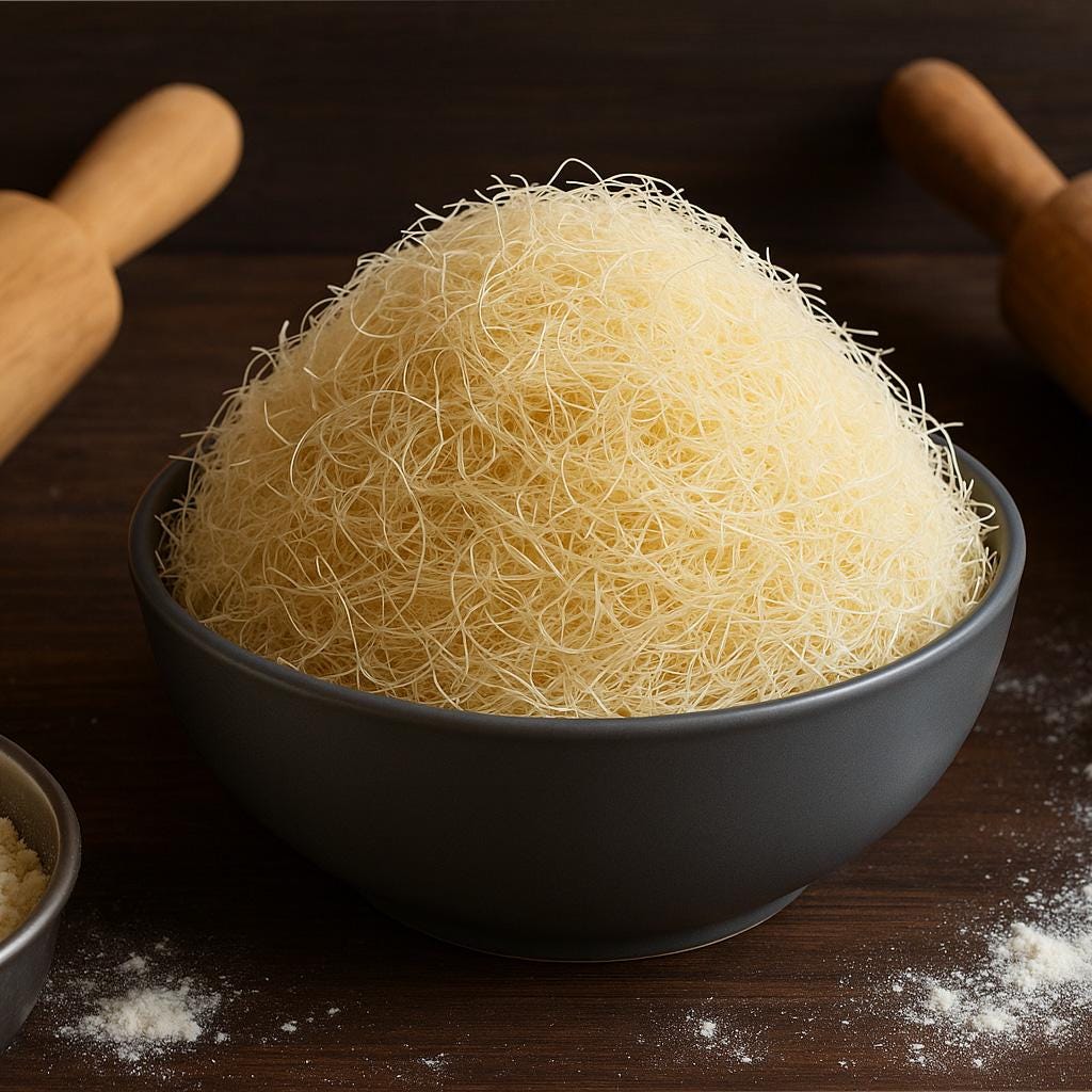 Crispy Dried Kataifi Dough 500g | Ultra Thin Fresh Shredded Pastry ...