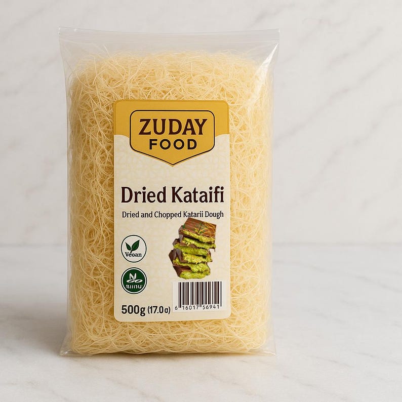 Crispy Dried Kataifi Dough 500g | Ultra Thin Fresh Shredded Pastry ...