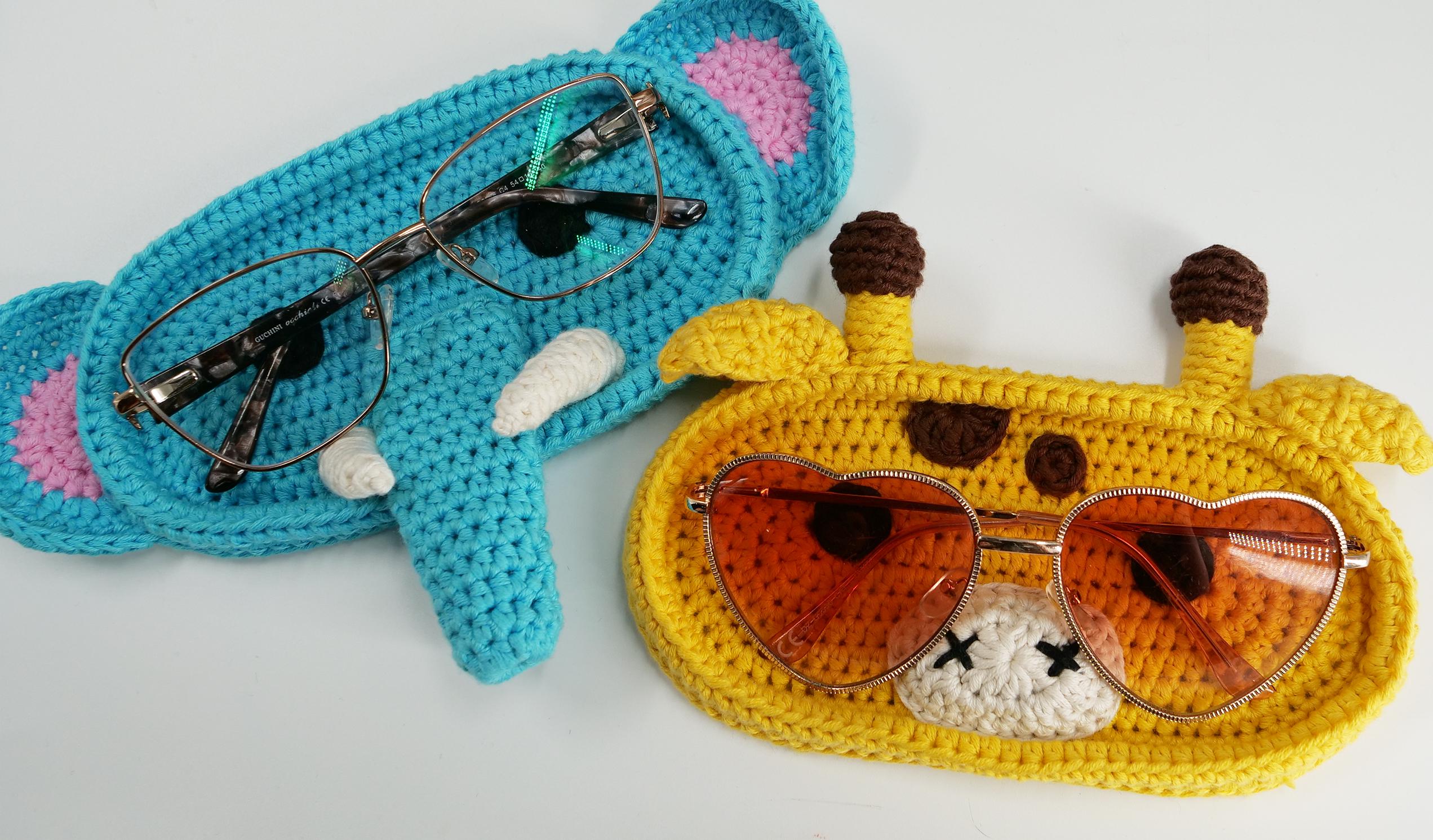 12in1 Glasses Holder CROCHET PATTERN | Crochet Eyeglass Holders | Cute ...