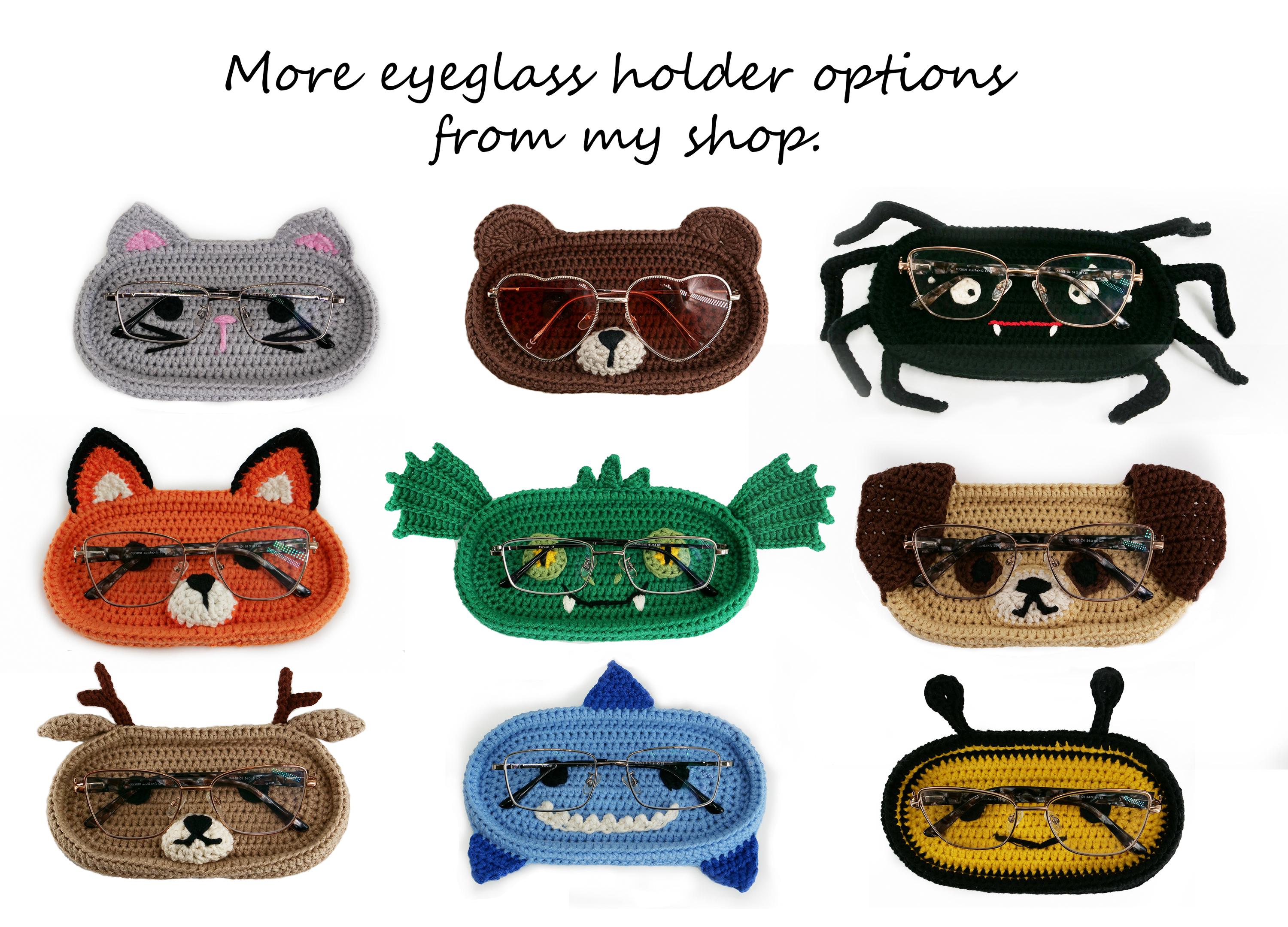 Fox - Crochet Glasses Holders CROCHET PATTERN | Cute Animal Crochet ...