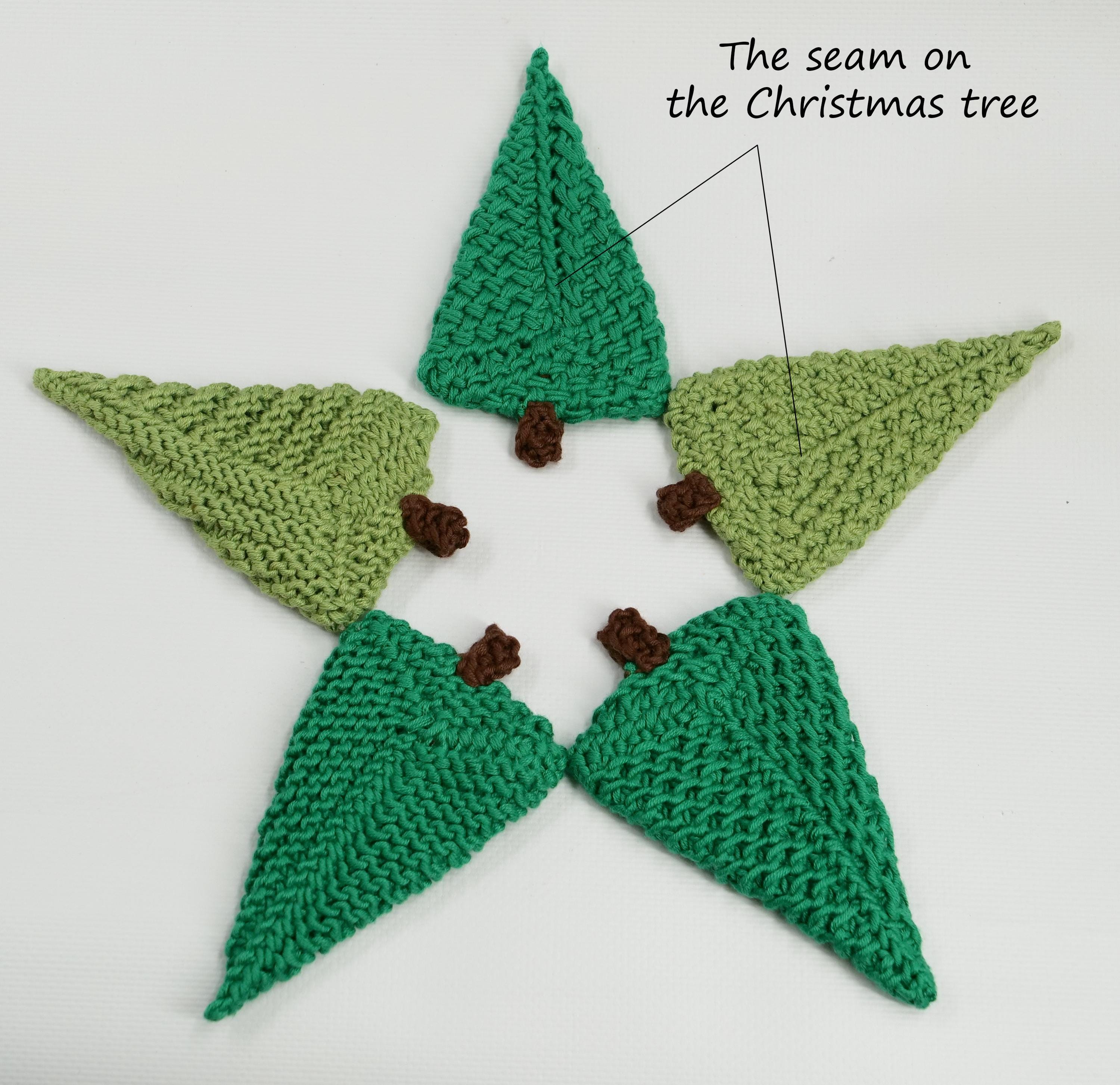 Knitting Pattern - Christmas Tree Decoration - 5 Patterns - Decoration ...