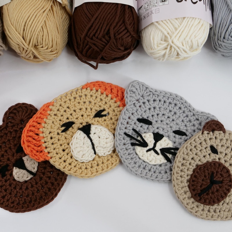 Cute Coasters Bear - Etsy