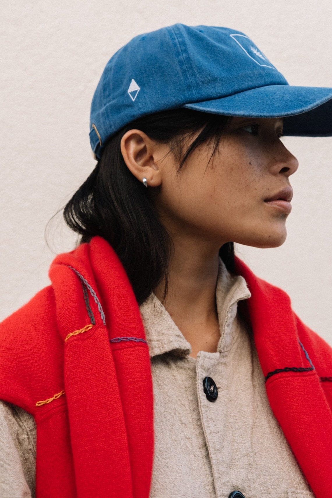 Hand Embroidered Baseball Cap With Adjustable Strap, Dad Hat, Made in ...
