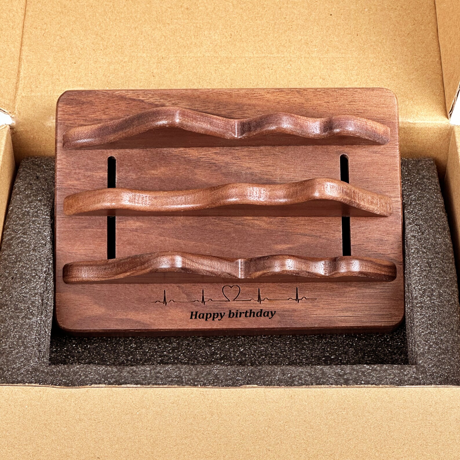 Wooden Laptop Stand Desk Organizer for Multiple Laptops Vertical ...