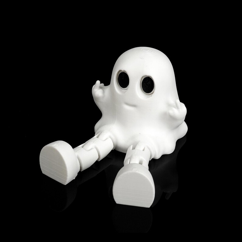 3D Printed Ghost. 3D Printed Fidget. 3D Printed Toy. Halloween STL ...