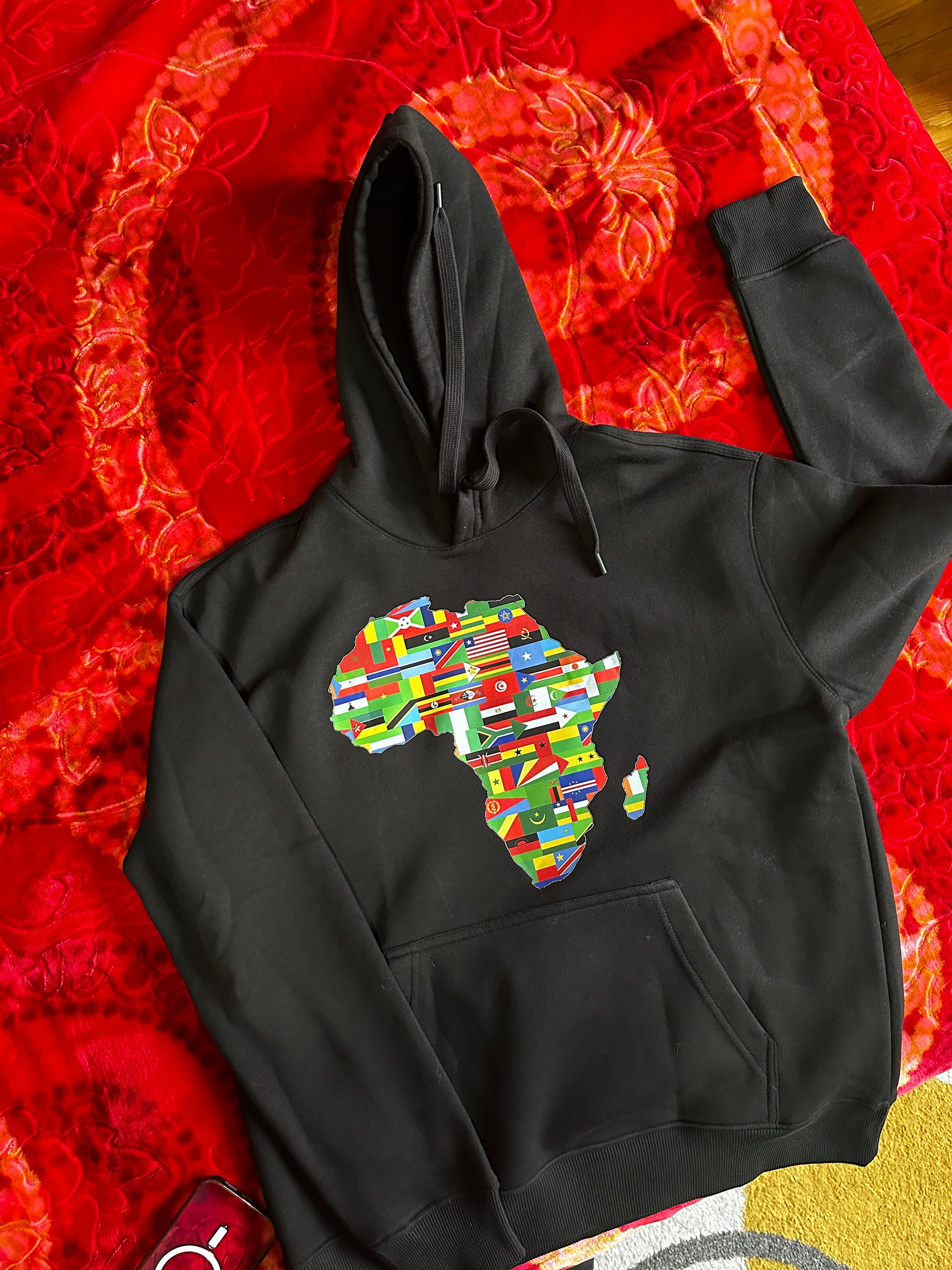 AFRICAN MAP HOODIE - Etsy