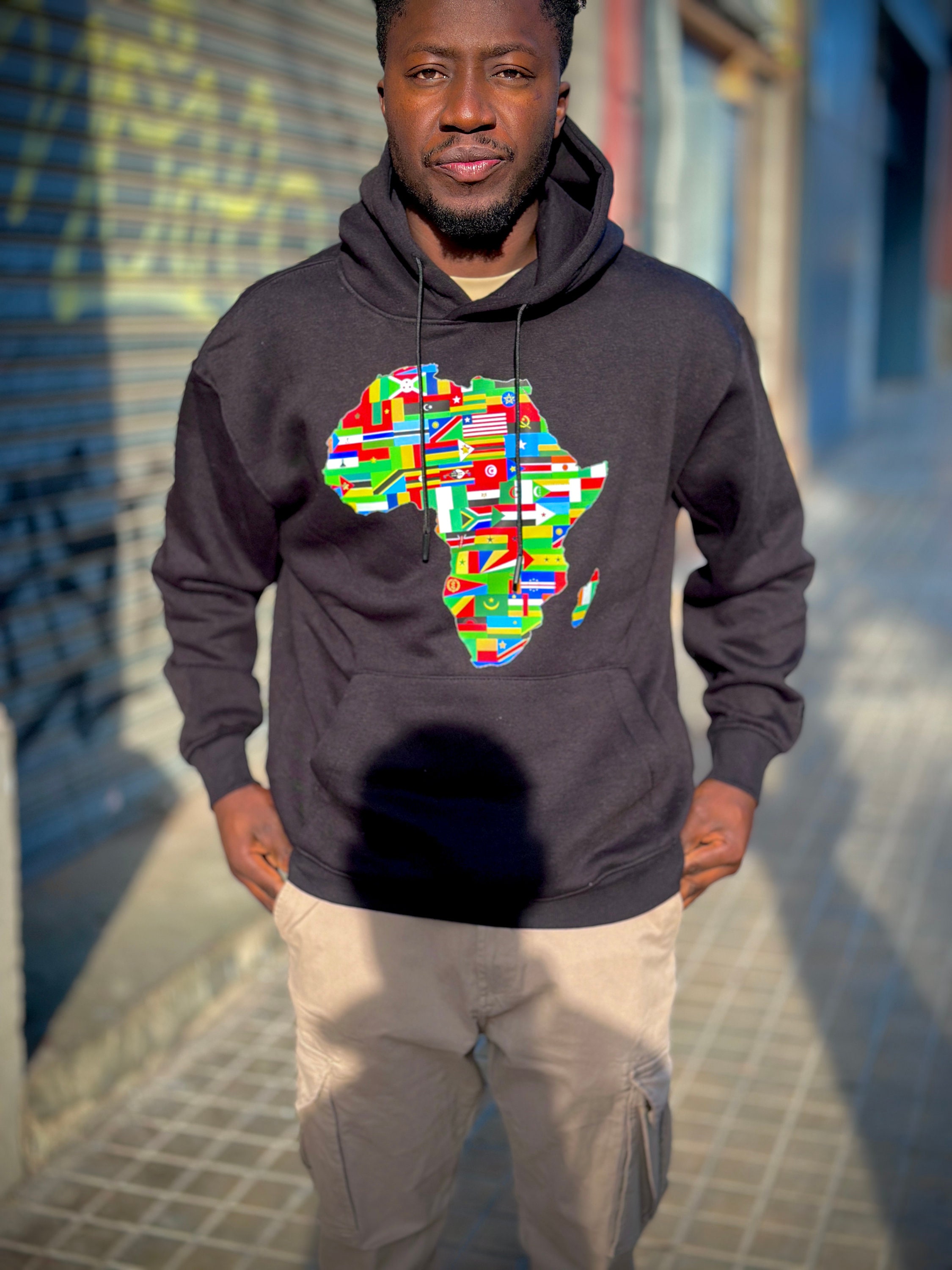 AFRICAN MAP HOODIE - Etsy