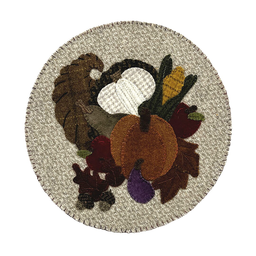 Cornucopia Wool Tabletop Centerpiece - Etsy