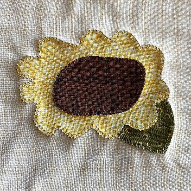 Sunflower Mug Rug Set - Etsy