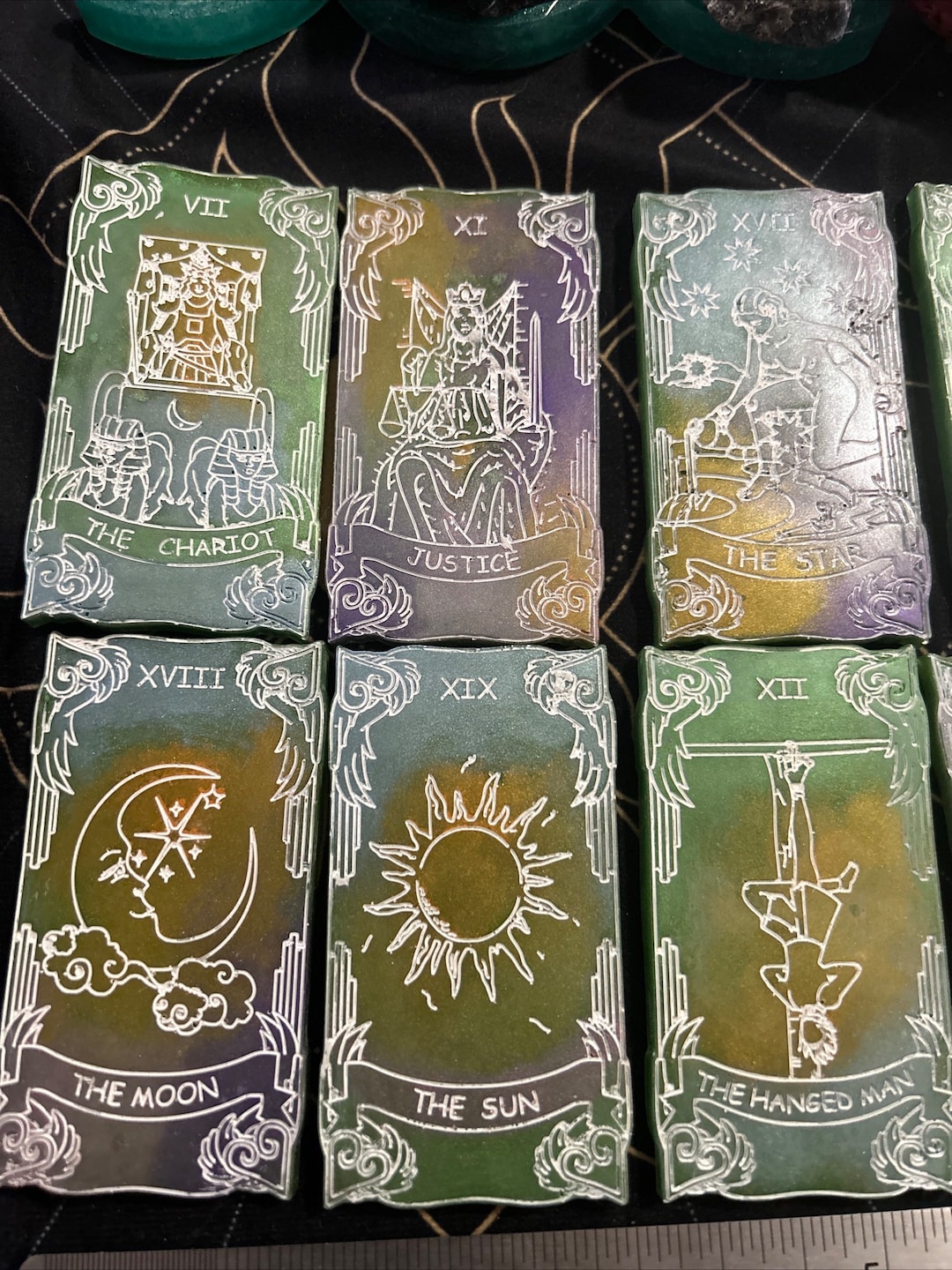 22 Major Arcana Tarot Cards Resin Cast - Etsy