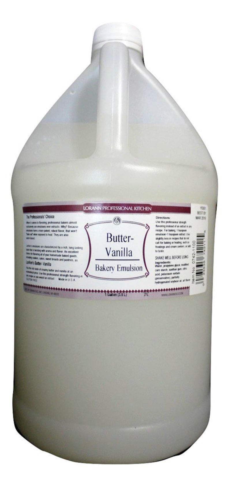 Lorann Butter Vanilla Bakery Emulsion, 1 Gallon - Etsy