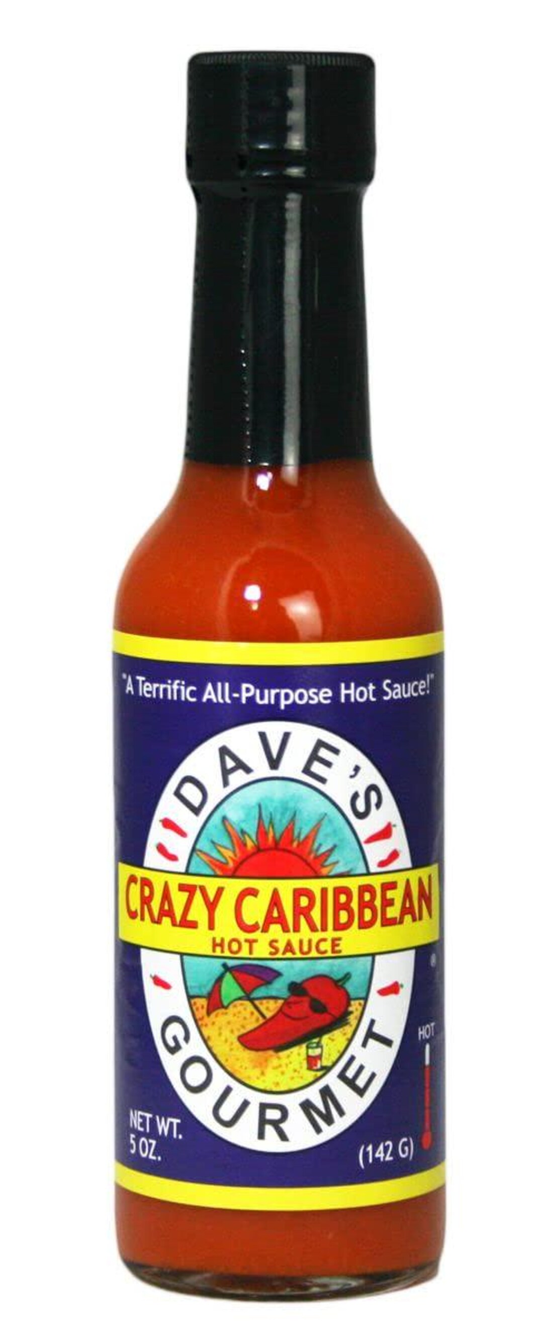 Dave's Gourmet Crazy Caribbean Hot Sauce - All Purpose Flavor Enhancer ...