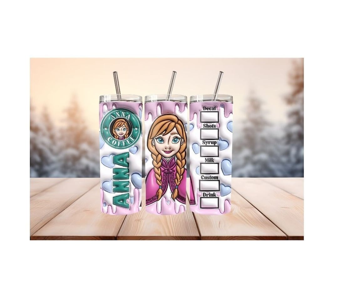 İnflated Anna Glass PNG, 20oz Png, Tumbler PNG 300dpı Tumbler Wrap - Etsy