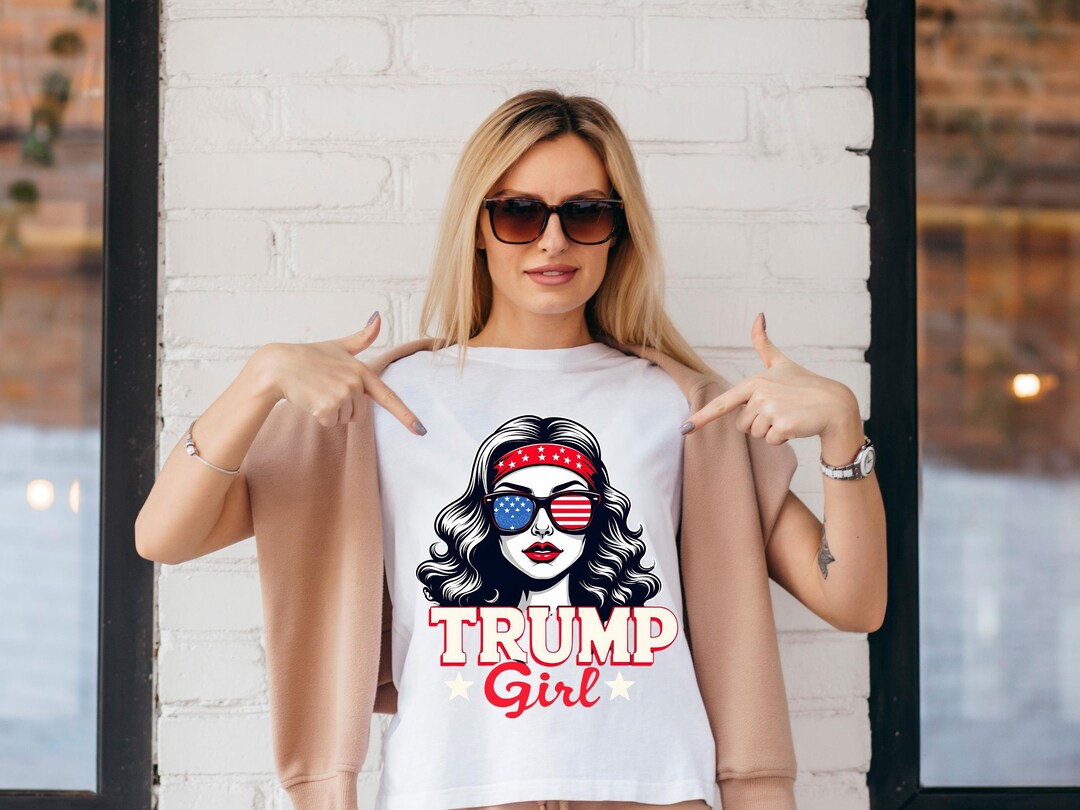 Trump Girl PNG, Politcal T-shirt Digital Download, Trump Shirt PNG ...
