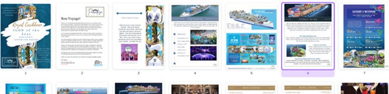 Icon of the Seas- Royal Caribbean - Information Book for All Balcony ...