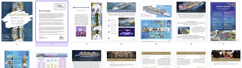 Icon of the Seas- Royal Caribbean - Information Book for All Onboard ...