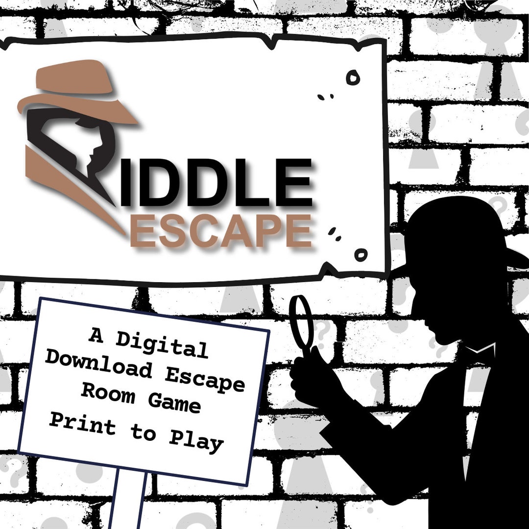 Riddle Escape Game Original - Etsy