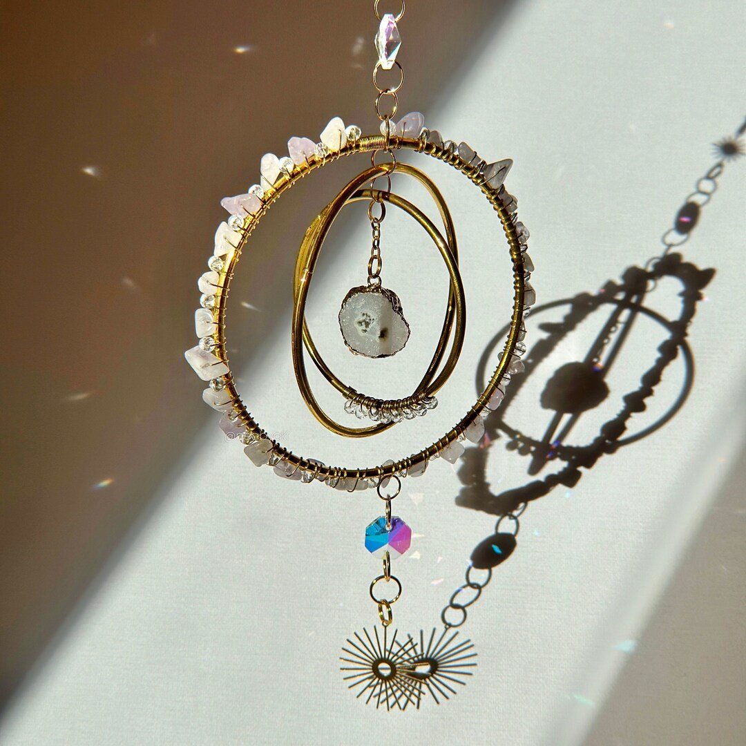 Birthstone Crystal Suncatcher for Window, Boho Home/room/garden Decor ...
