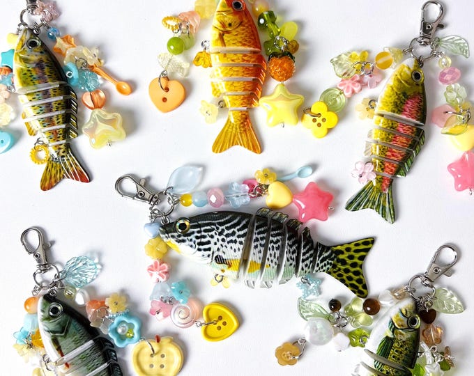 NEW! Fish Lure Keychains - Etsy