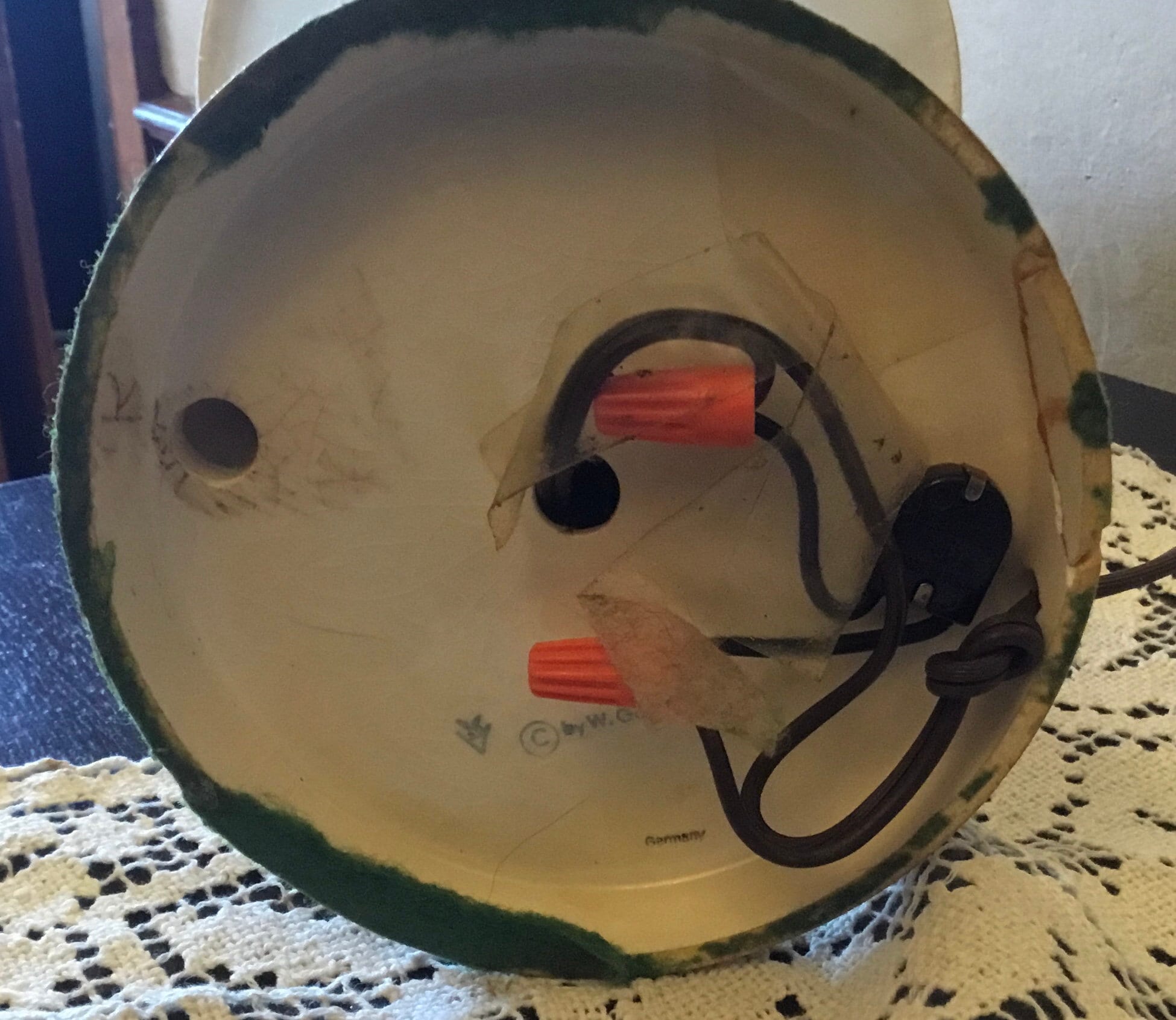 Rare Pair Signed Apple Tree Boy & Girl Lamps - Etsy