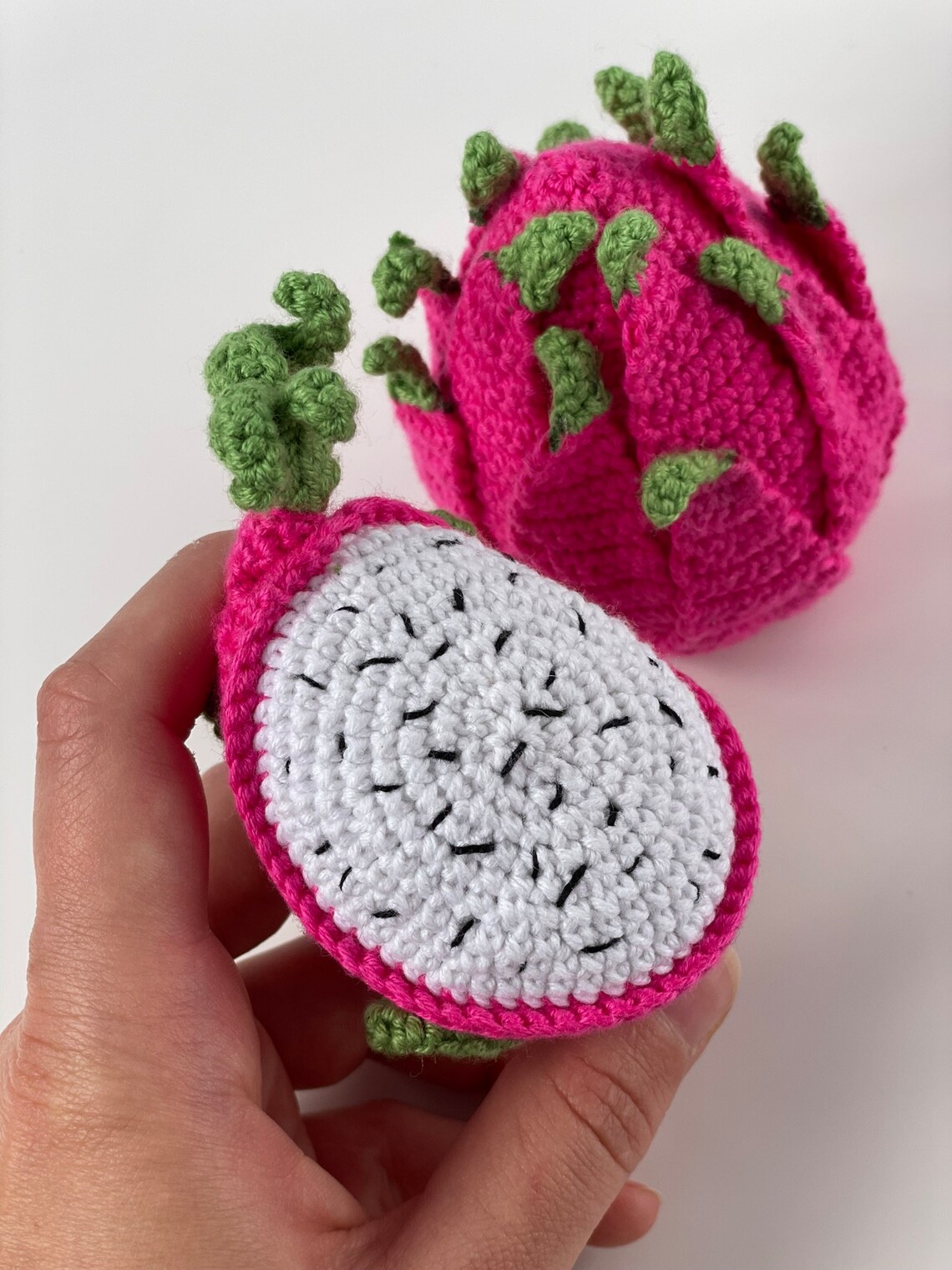 DRAGON FRUIT Crochet Pattern. Fruits Crochet Pattern - Etsy