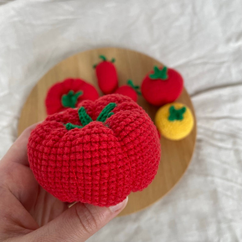 Tomatoes Crochet Pattern. Vegetables Crochet Pattern - Etsy