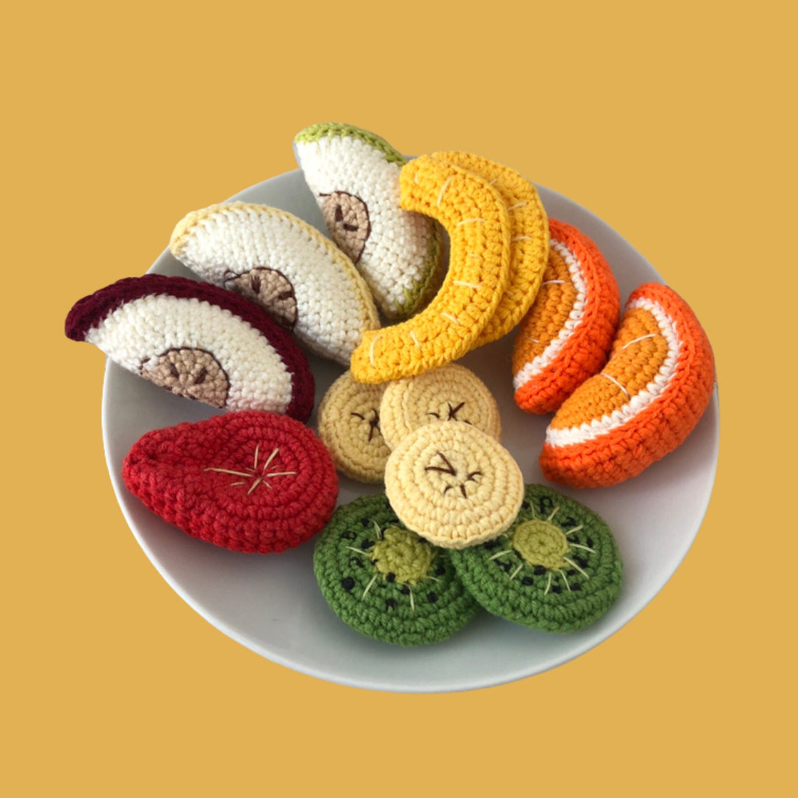 Fruit Salad Crochet Pattern. Fruits Crochet Pattern. Amigurumi Fruits ...