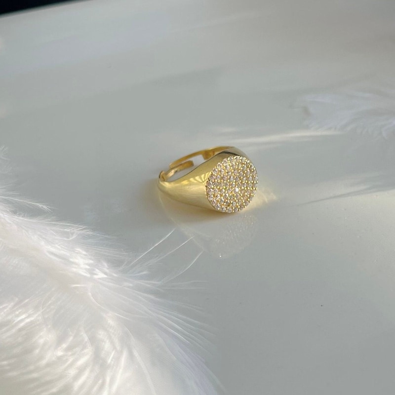 Finger Letter Ring - Etsy