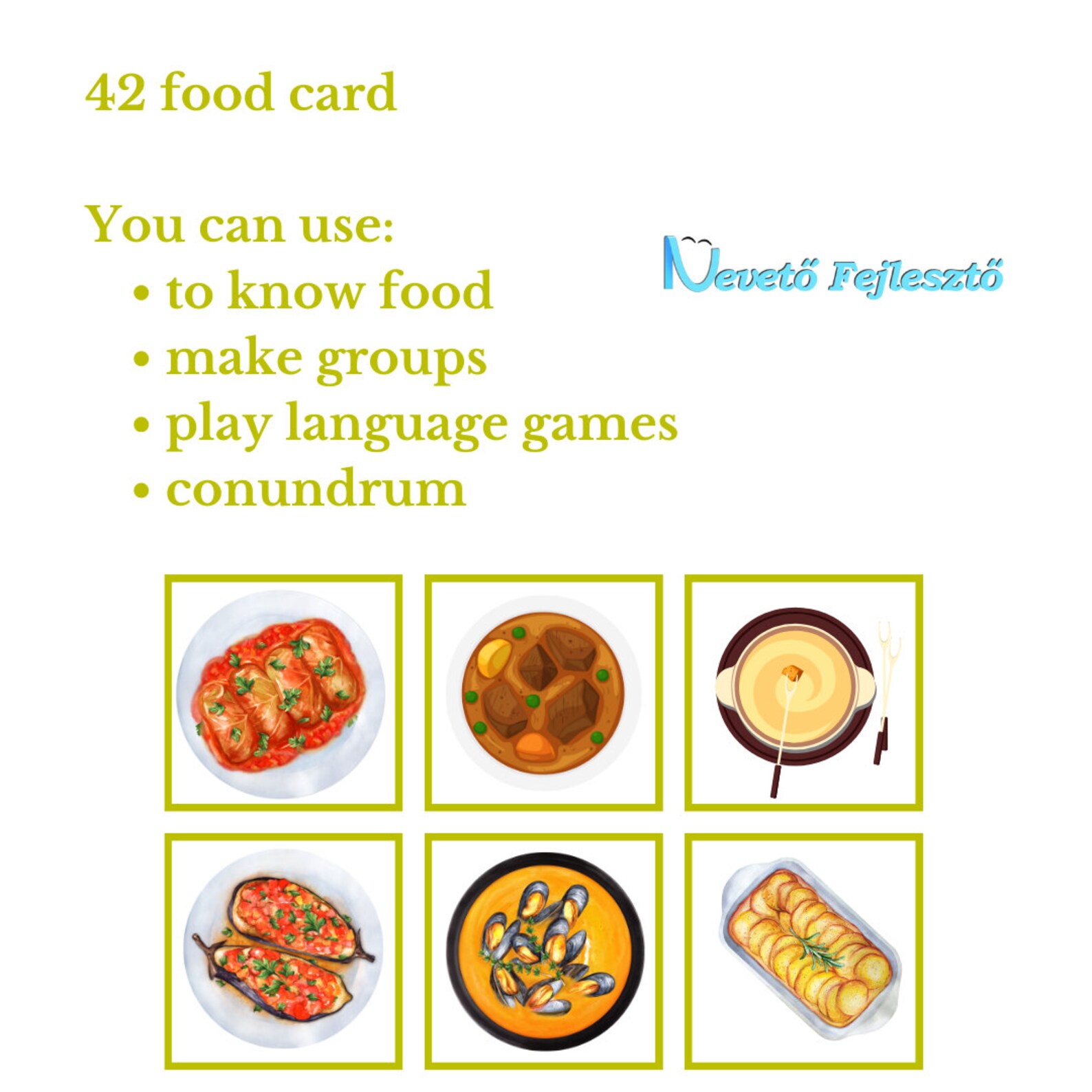 Card Games - Food - Etsy