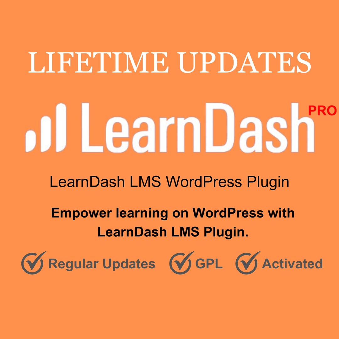 Learndash LMS Wordpress Plugin - Etsy