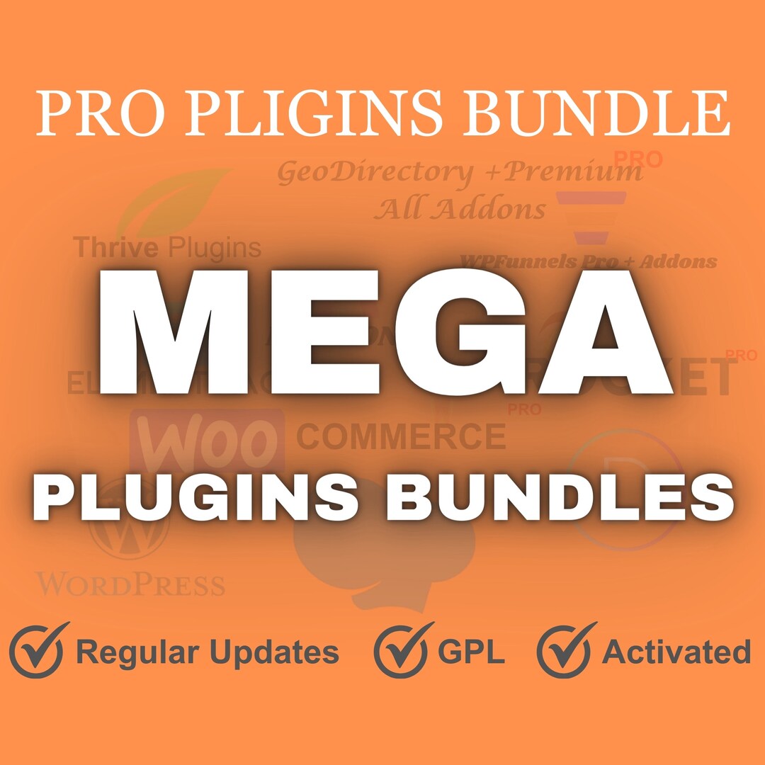 Mega Plugins Bundle - Etsy