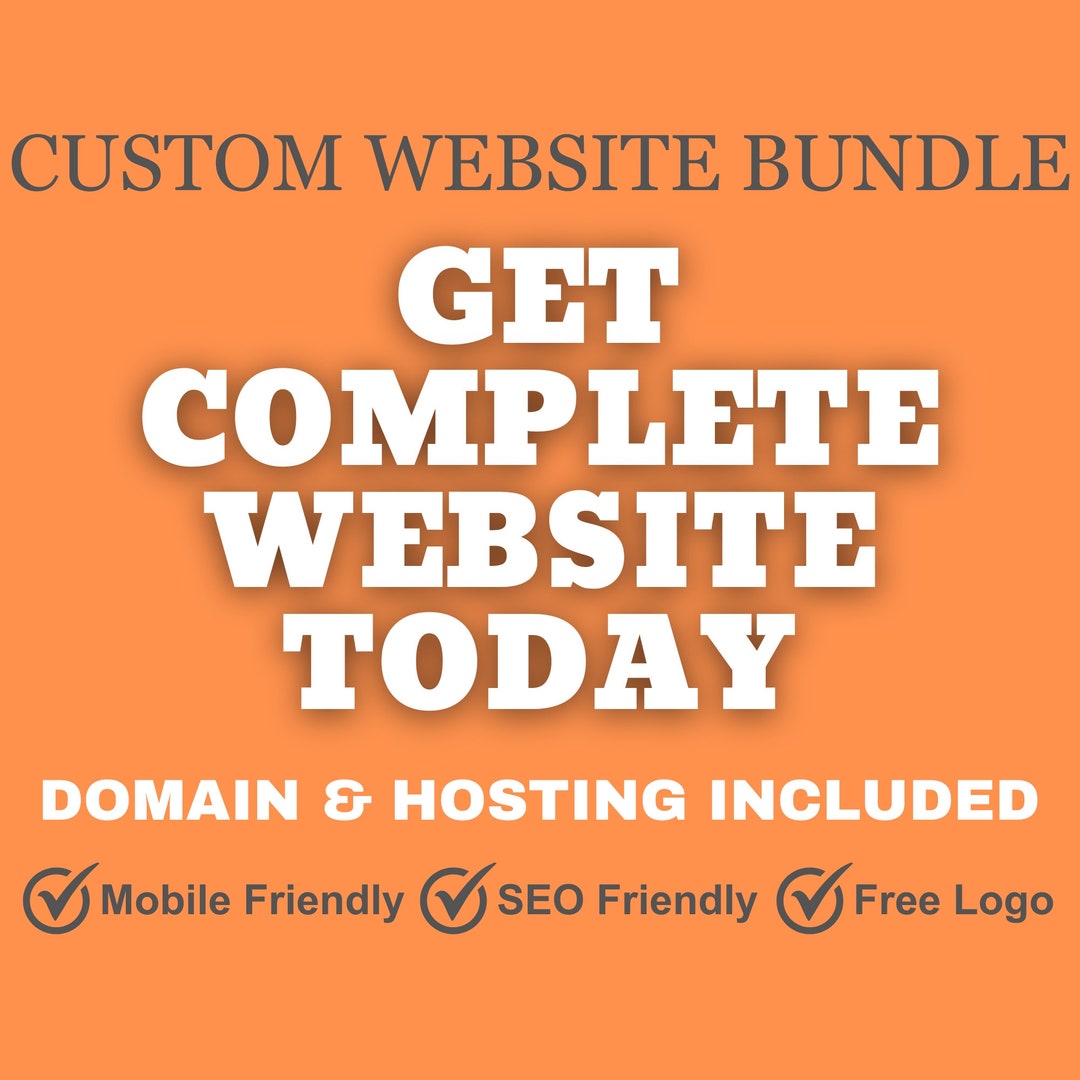 Customized Website Development Plus Premium Web Hosting Package With ...