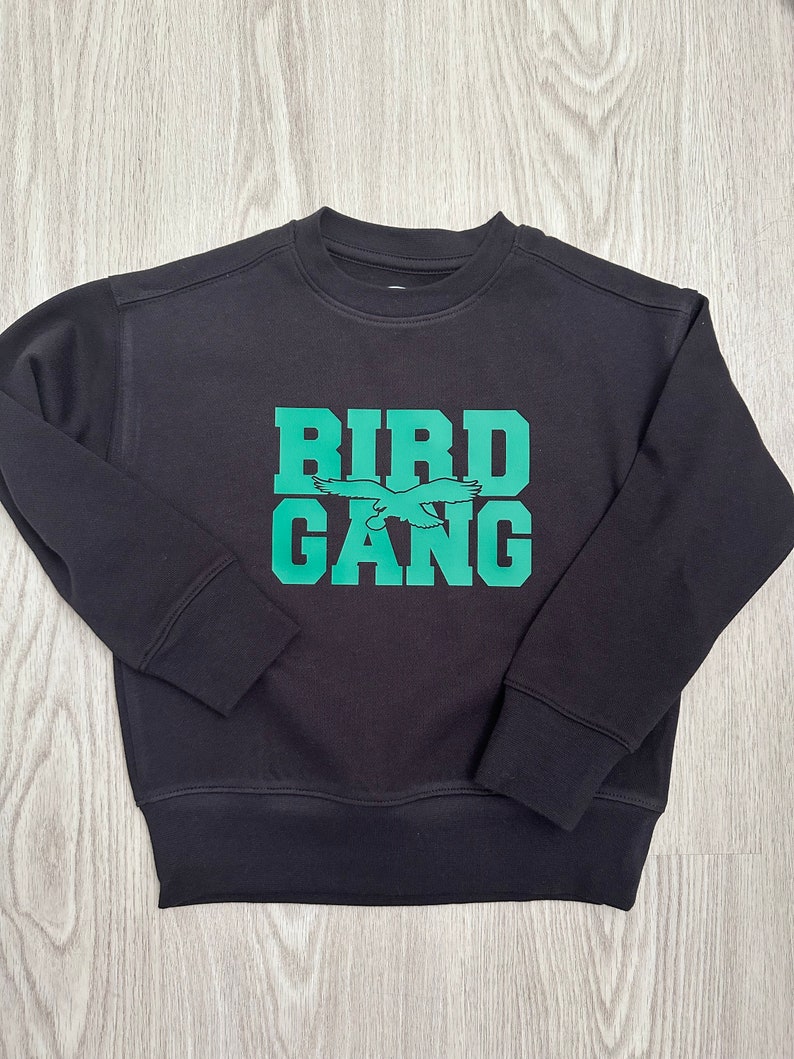 Bird Gang Kids Sweatshirt, Eagles Kids, Eagles Kids Sweatshirt - Etsy