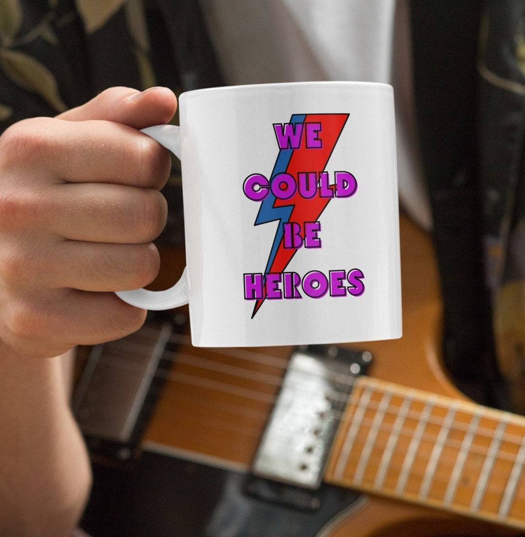 Ziggy Stardust Mug | Heroes Pop Music Mug | 60s 70s Music Gift | Music ...