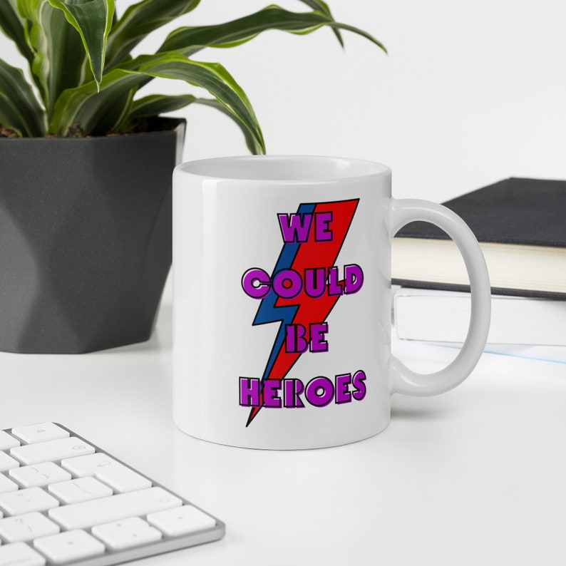 Ziggy Stardust Mug | Heroes Pop Music Mug | 60s 70s Music Gift | Music ...