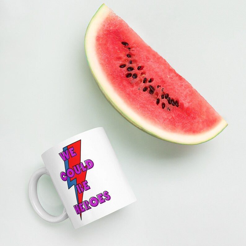 Ziggy Stardust Mug | Heroes Pop Music Mug | 60s 70s Music Gift | Music ...