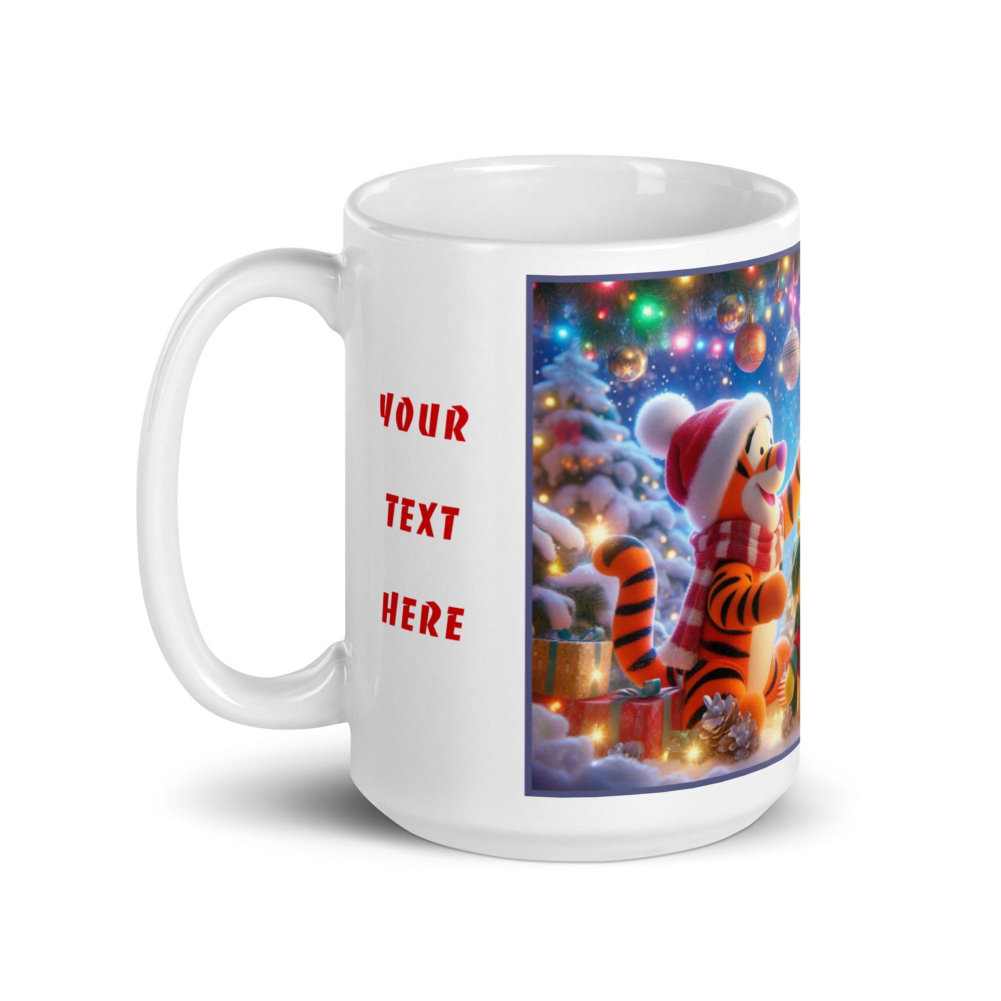 Winnie the Pooh and Tigger Personalised Large 15oz Gift Mug, Secret ...