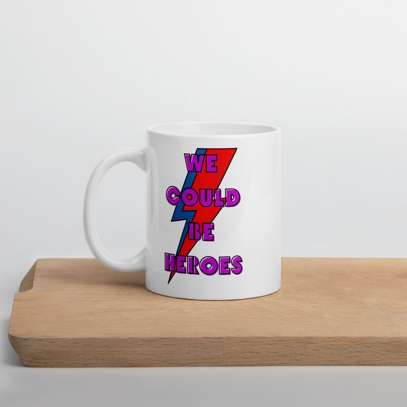 Ziggy Stardust Mug | Heroes Pop Music Mug | 60s 70s Music Gift | Music ...