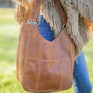 Tan Leather Tote Bag: Handmade Designer Handbag - Etsy
