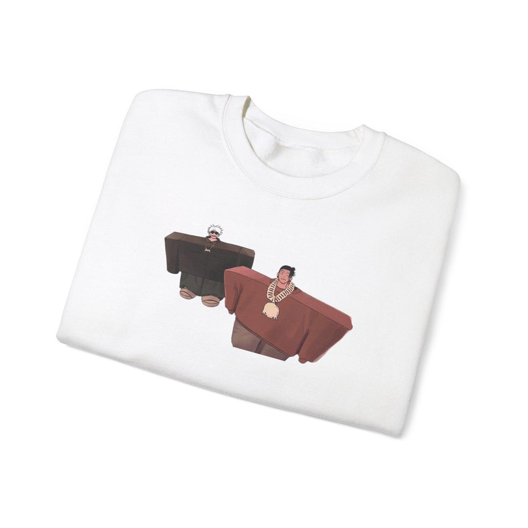 Gojo & Geto Sweat Shirt, JJK, Gojo, Anime Sweat Shirt, Meme Shirt ...