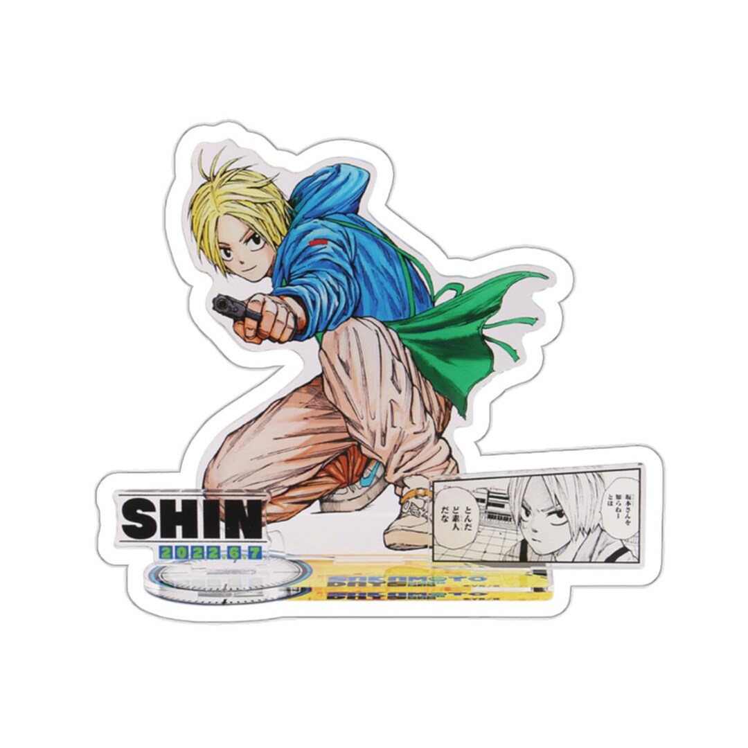 Shin Asakura Sticker, Sakamoto Days Anime Sticker, Cute Anime Gift ...