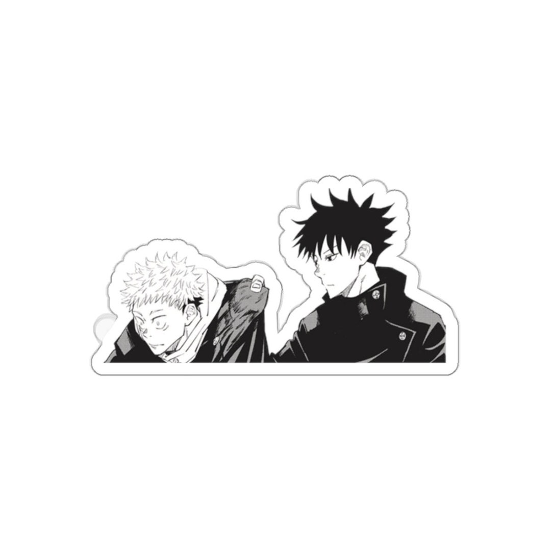 Megumi & Itadori JJK Sticker: Anime Kiss-cut Decal - Etsy