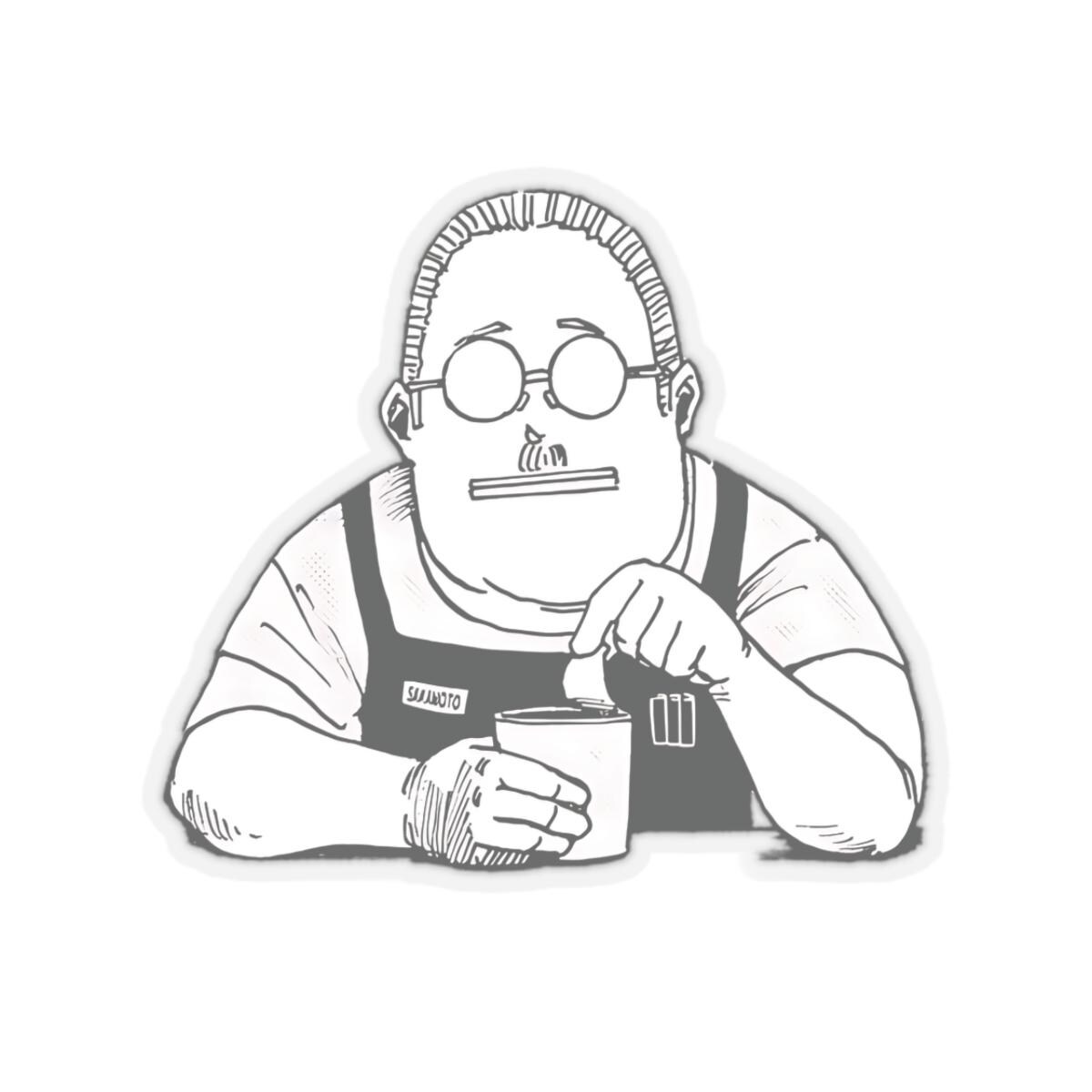 Cute Sakamoto Sticker Sakamoto Days Anime, Shin Asakura, Osaragi Kiss ...