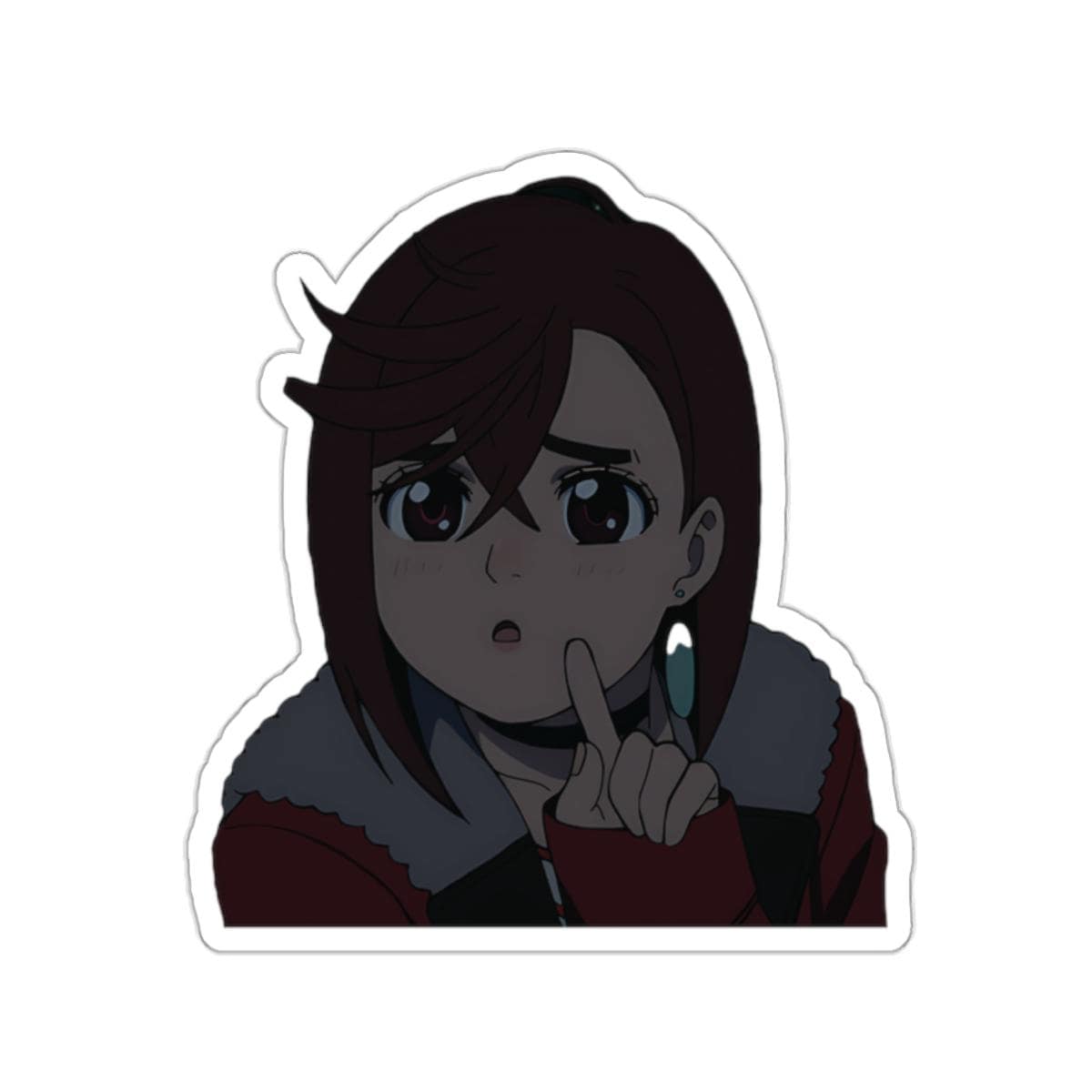 Momo Ayase Sticker, Dan Da Dan, Anime, Anime Sticker, Momo, Okarun ...