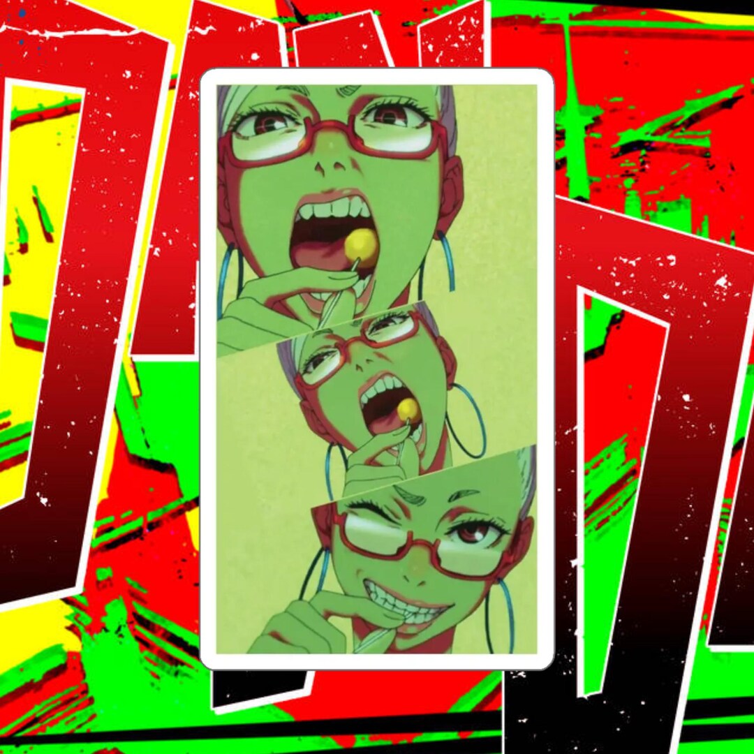 Seiko Ayase Sticker, Dan Da Dan, Anime, Anime Sticker, Momo, Okarun ...