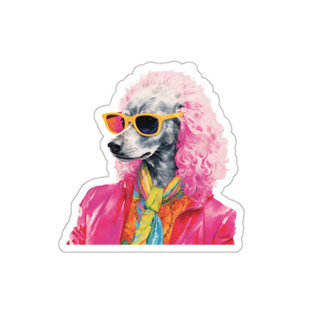 Donquixote Doflamingo Dog Sticker, Funny Dog Sticker, Dog Boss, Laptop ...