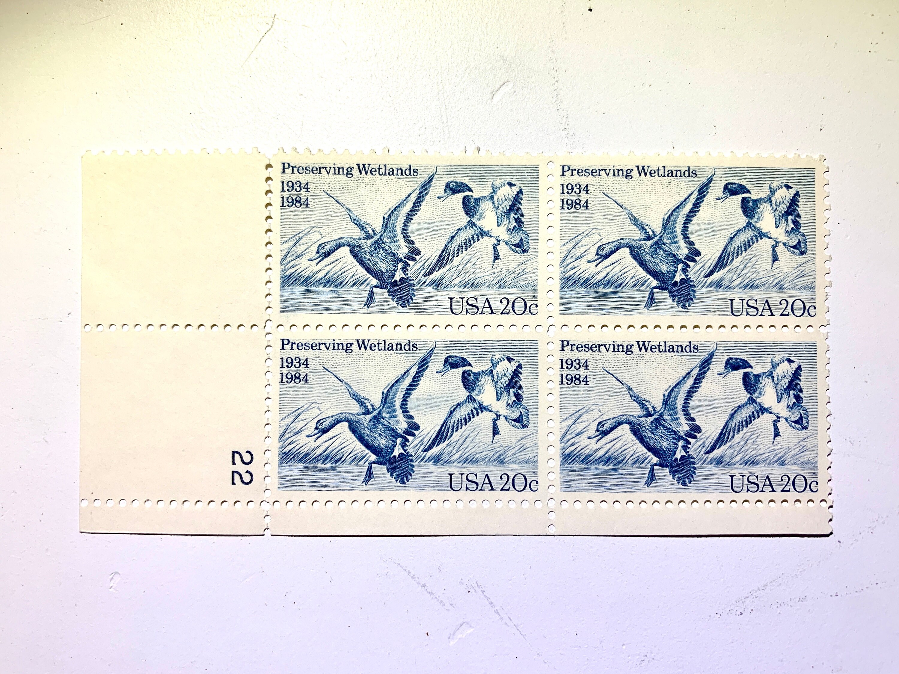 1984 Preserving Wetlands 20-cent Stamps (U.S. Stamp #2092) | New ...